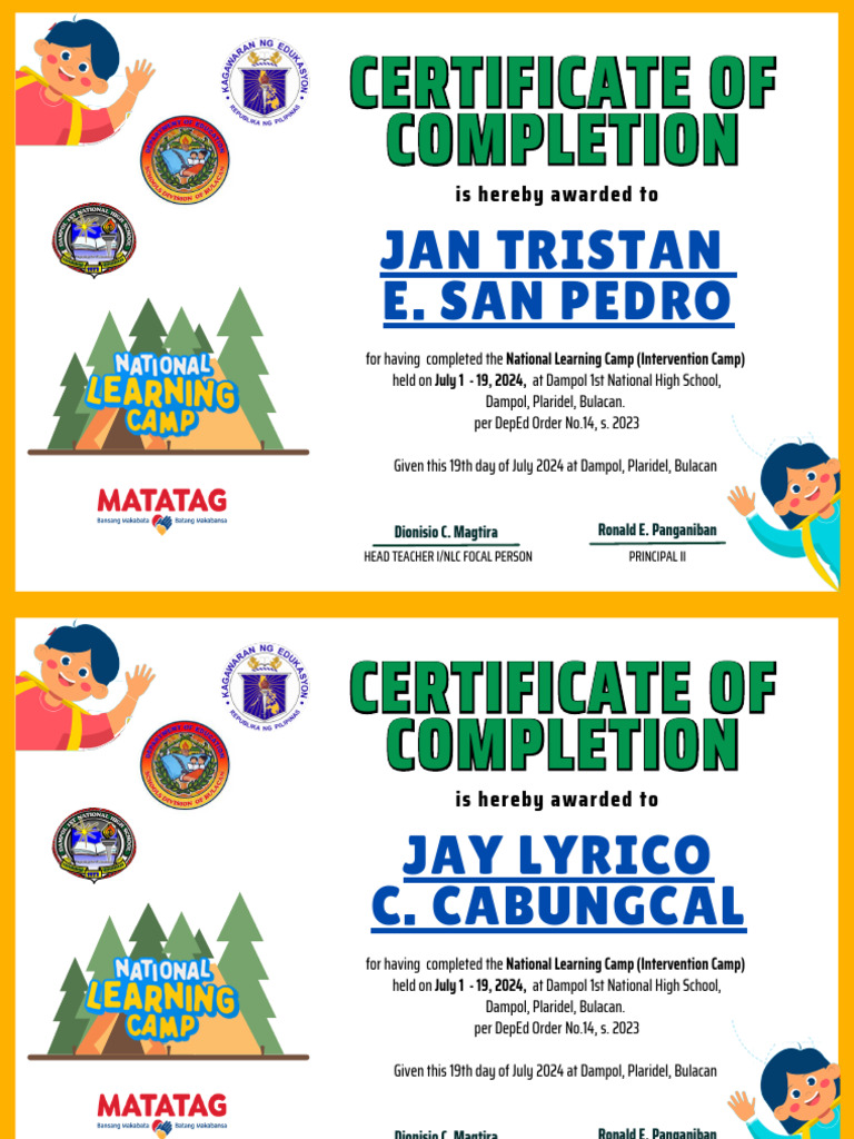 Copy of NLC CERTIFICATE 2023 For Sharing | PDF