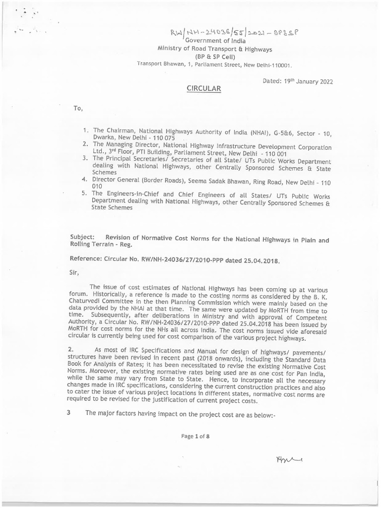 Morth Circular (Cross Road Level) | PDF