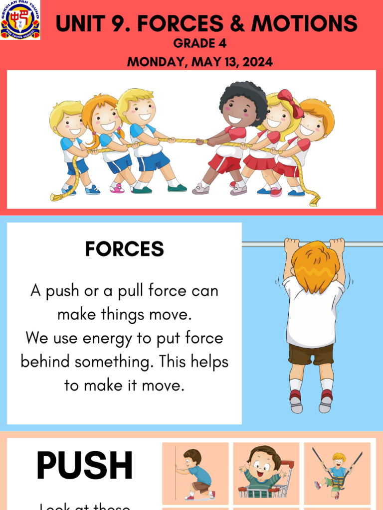 Unit 9. Forces and Motions | PDF