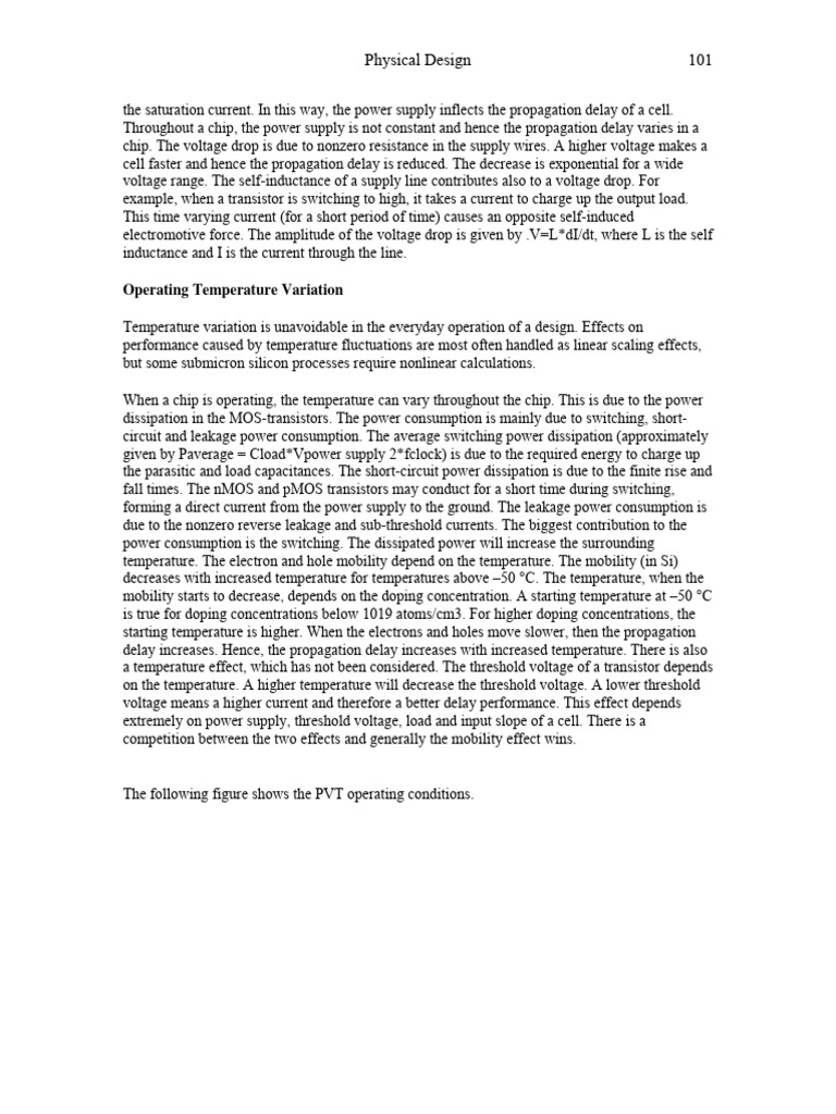 Physical Design Interview Complete 101 | PDF | Mosfet | Inductance