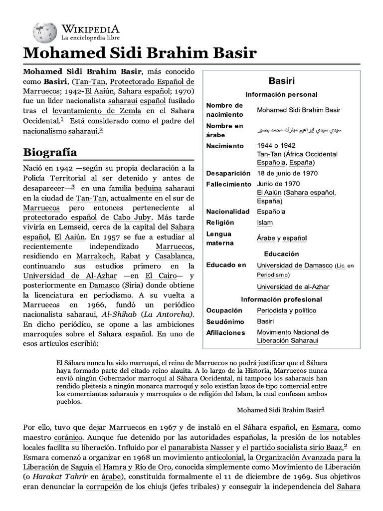 Mohamed Sidi Brahim Basir. | PDF