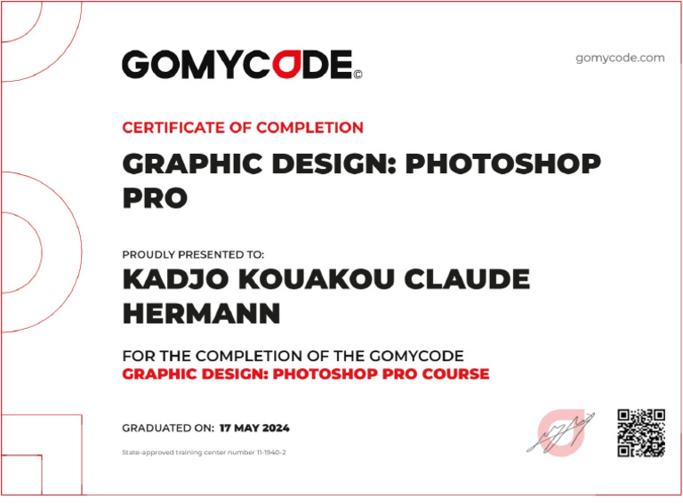 Certificat de Reussite Formation Graphic Design | PDF