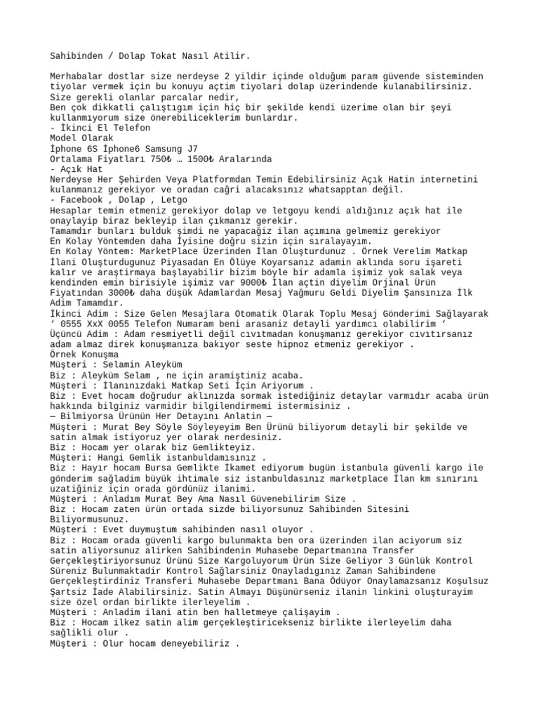 sahibinden, dolap tokat atma | PDF