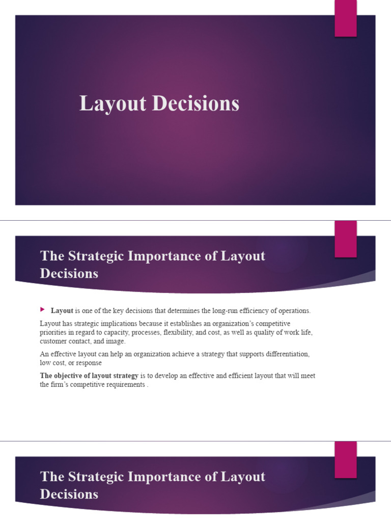 Layout Decisions | PDF | Warehouse | Retail