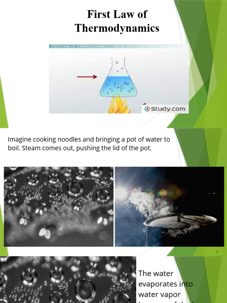 First Law of Thermodynamics Explained | PDF | Heat | Temperature