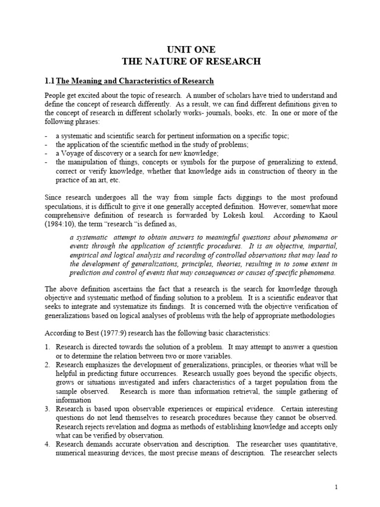 Research Handout | PDF | Methodology | Quantitative Research