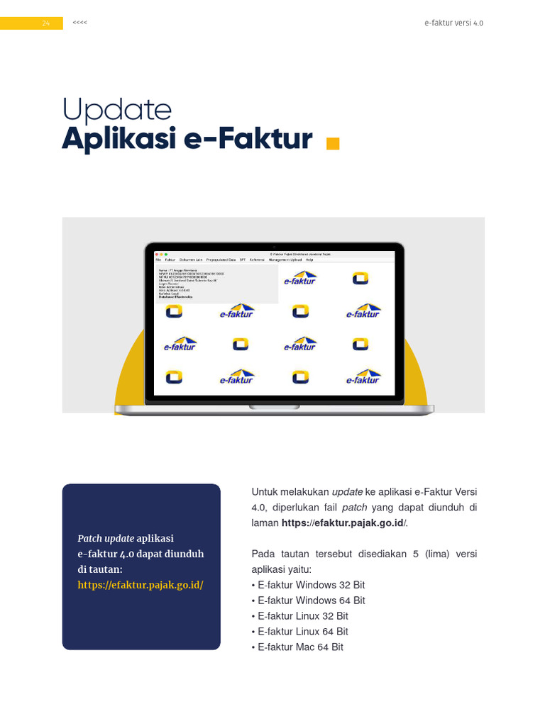 Panduan Update Efaktur 4.0 | PDF