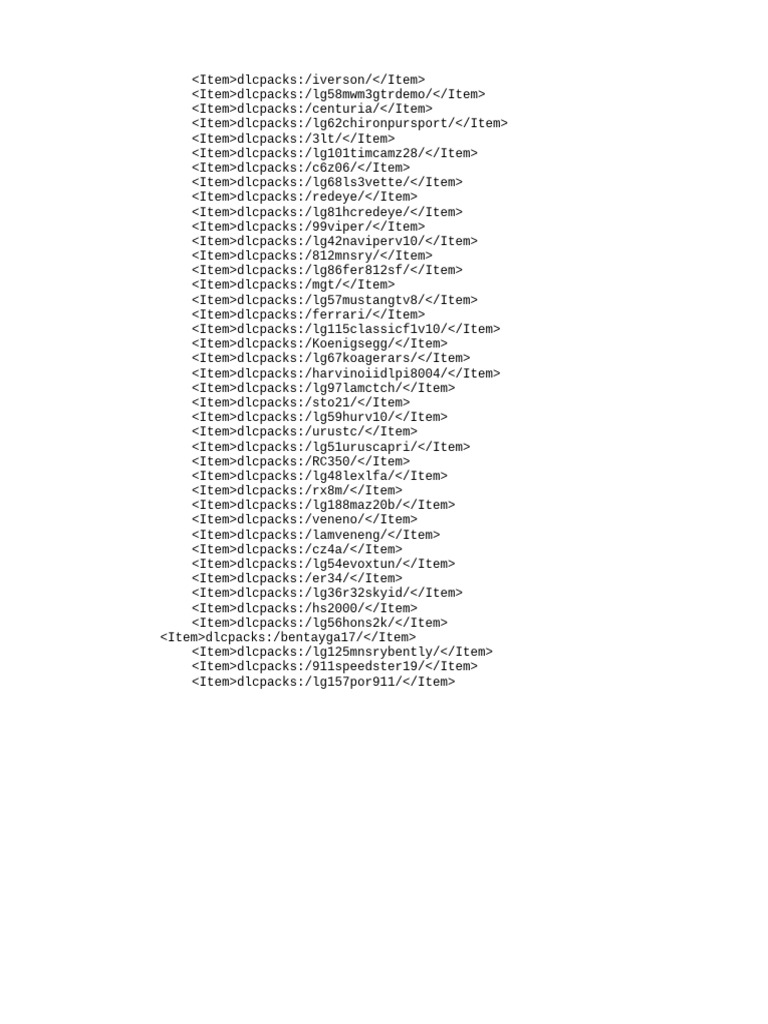 GTA V DLC Car Packs List | PDF