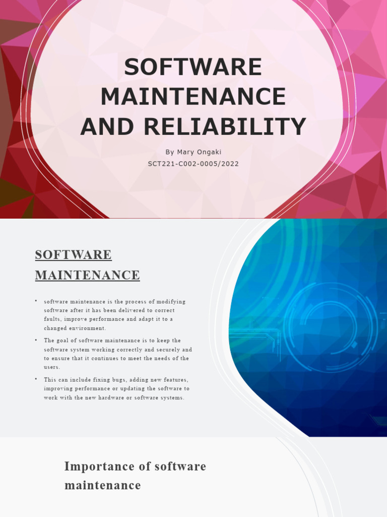 SOFTWARE - ENGINEERING - 2 - PRESENTATION (1) - Read-Only | PDF | Reliability Engineering ...
