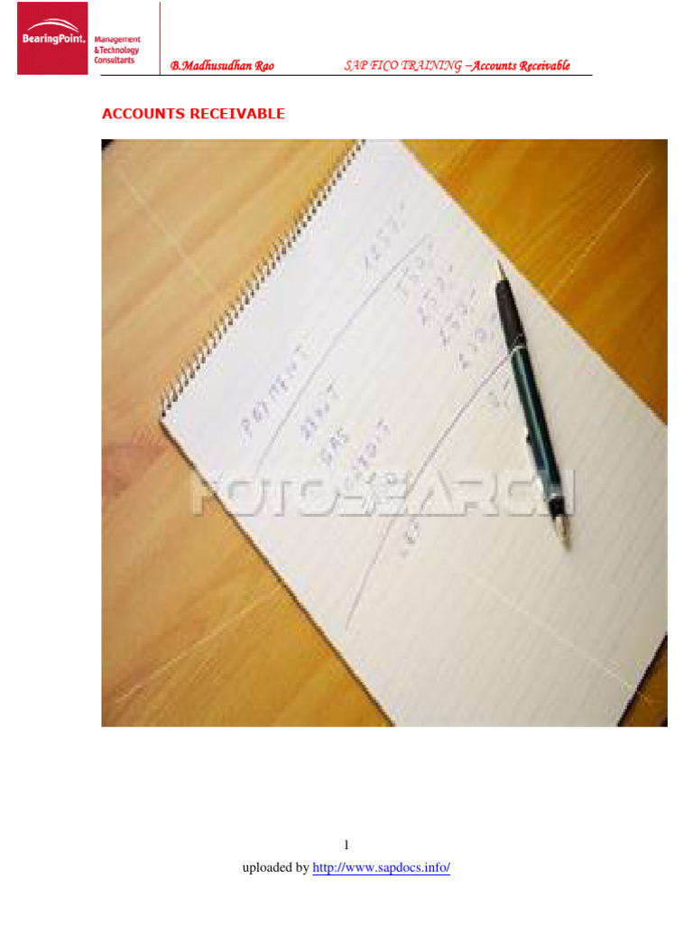 Config and End User Guide To Sap Fi Ar | PDF | Accounts Payable ...