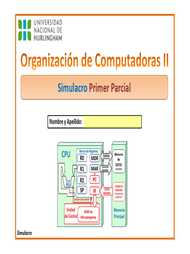 Orga2 P1 Simulacro 1C2024 v1 | PDF | Puerta lógica | Arquitectura de Computadores