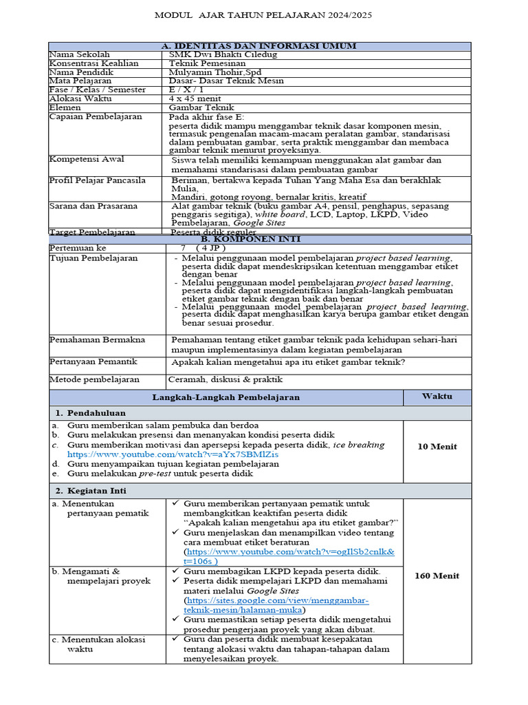 Modul Gambar Kelas X | PDF | Karier & Perkembangan | Seni