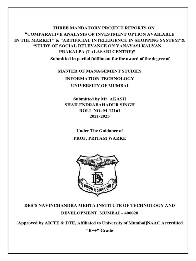 Final Proj. Sandesh | PDF | Cost Of Living | Investing