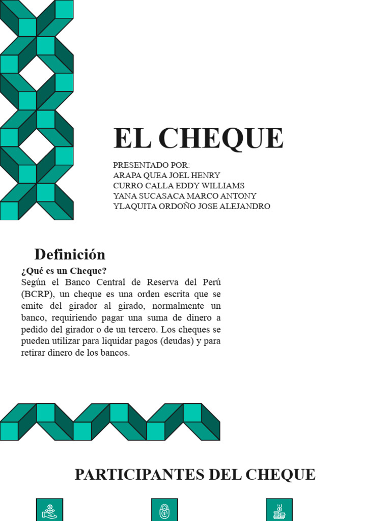 Guía Completa sobre Cheques y su Uso | PDF | Cheque | Bancos