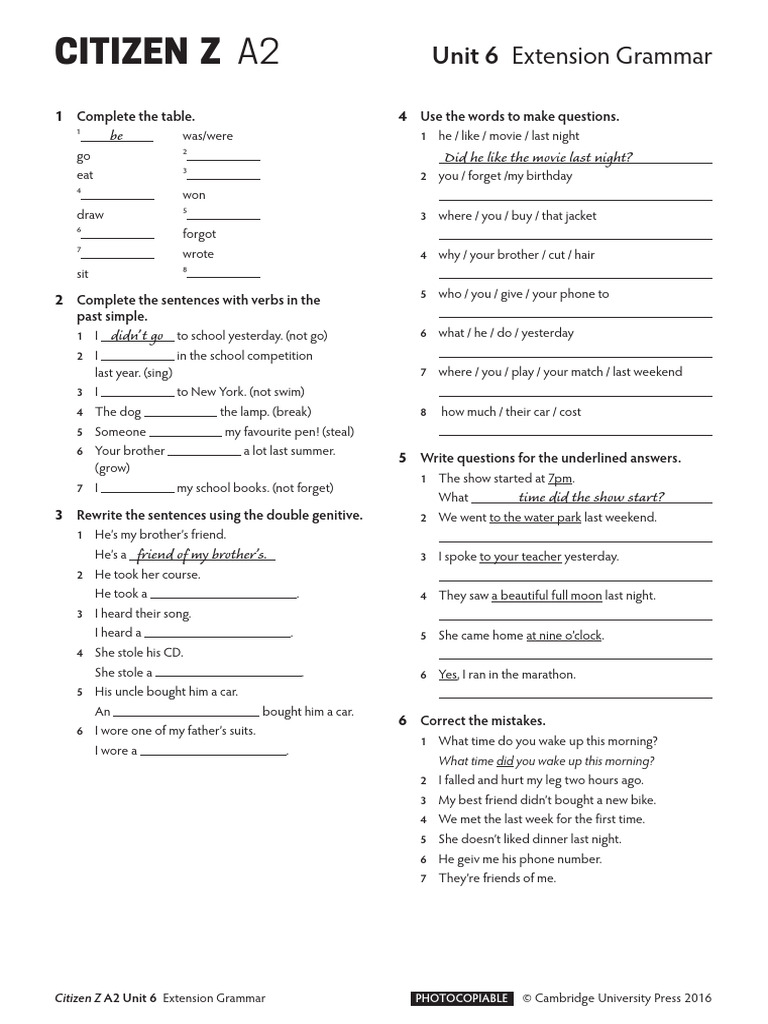 A2 unit 6 | PDF | Linguistic Typology | Language Mechanics