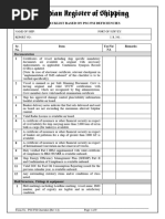 Vessel Inspection Checklist | PDF | Ships