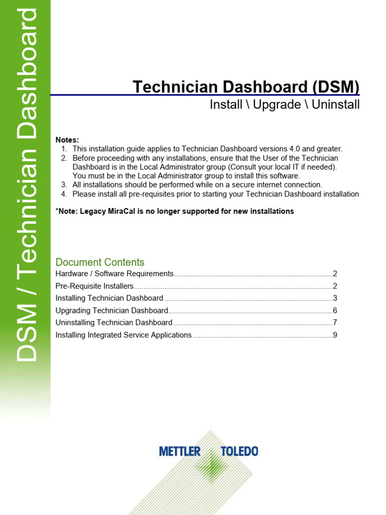 DSM Pre-Requisite Installation Guide 2022 | PDF | Installation ...