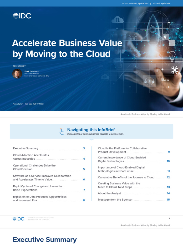 SOLIDWORKS IDC Brief Harness Power Cloud | PDF | Cloud Computing ...