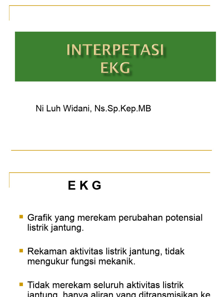 Interpretasi EKG | PDF