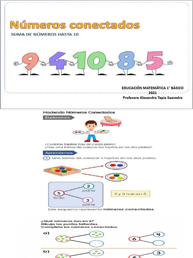 Actividades de Matemáticas 1° Básico | PDF