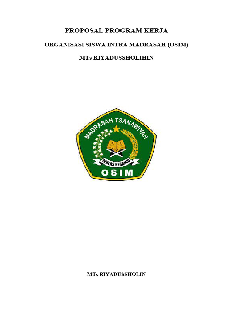 Proposal Program Kerja | PDF | Bisnis | Seni