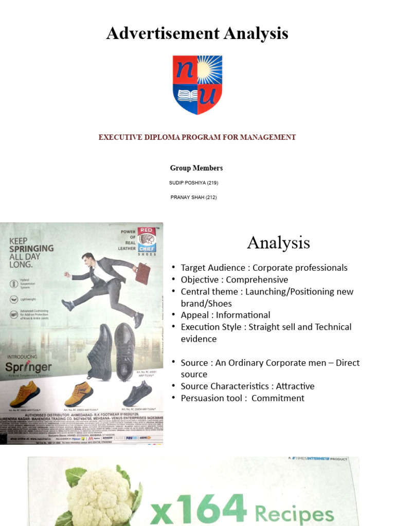 Advertisement Analysis - R0 | PDF | Credibility | Target Audience