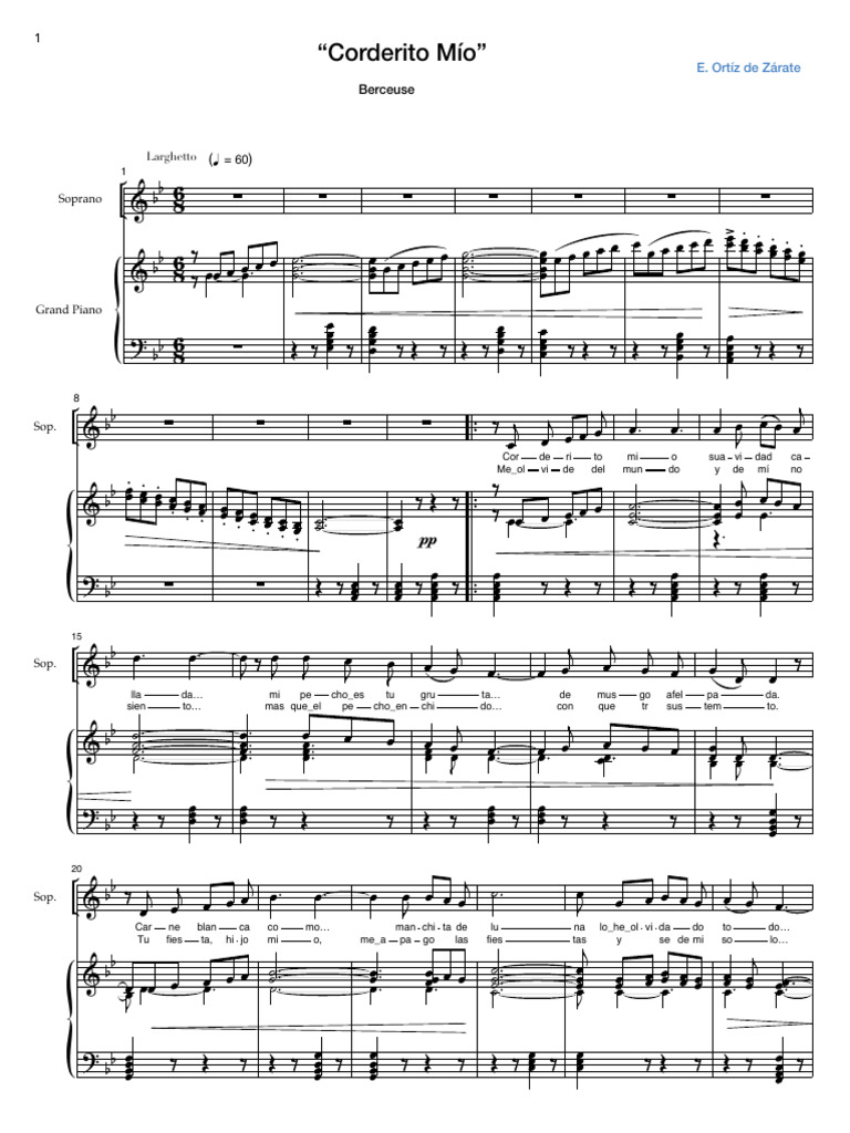 Corderito Mío | PDF