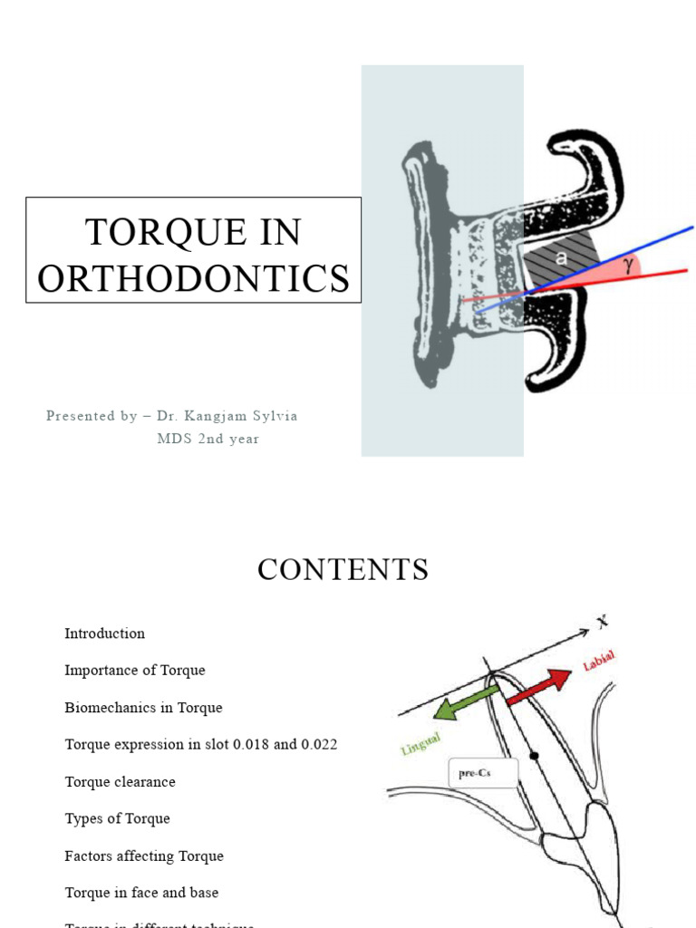 Torque in Orthodontics New | PDF | Orthodontics | Dentistry