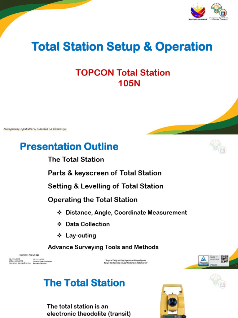 02 Total Station Setup and Operation - Revised | PDF | Surveying ...