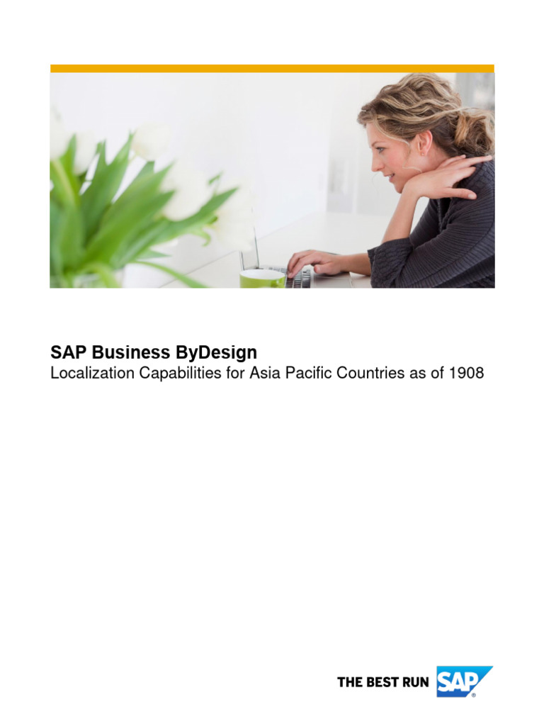SAP ByDesign Localization Capabilities For Asia Pacific | PDF | Invoice ...