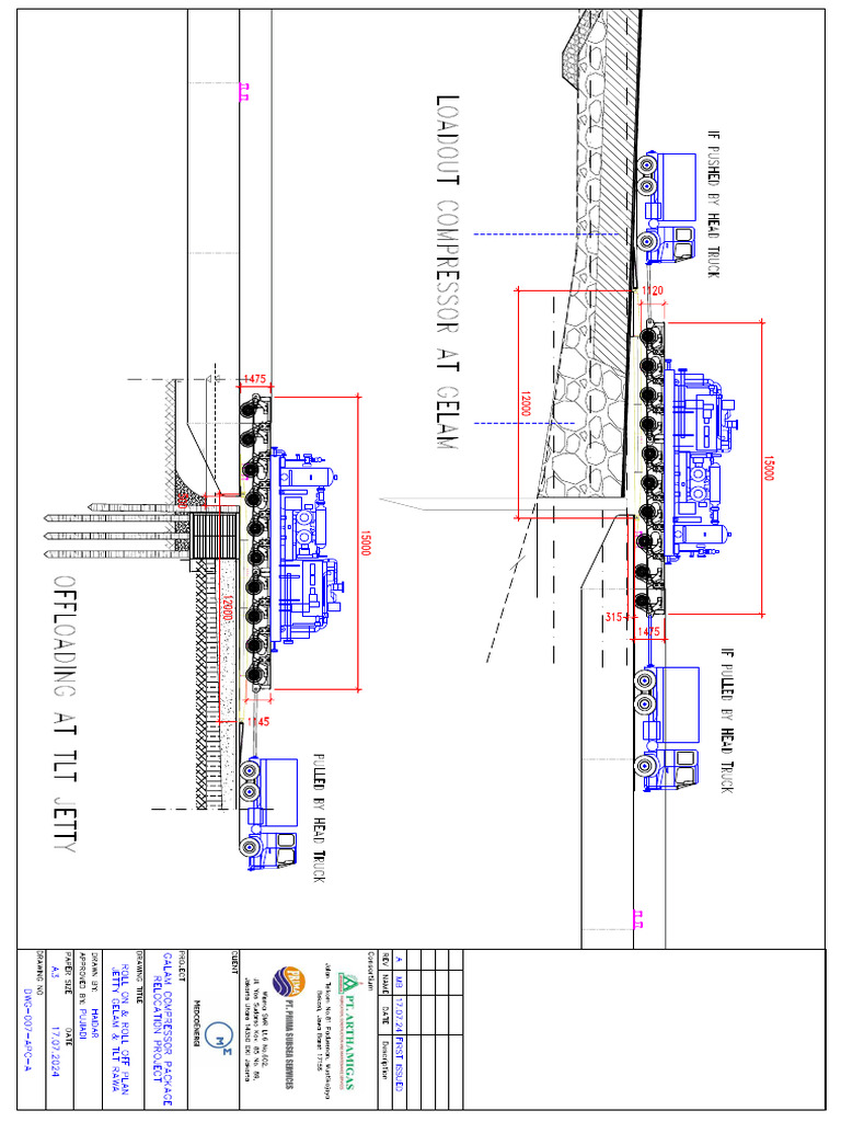 Temporary Jetty Design 007 (For Roro Plan) | PDF
