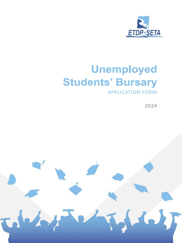 ETDP SETA Bursary Application Form 2024 | PDF