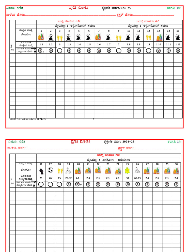1st MATHS PRA NOTA-Fainal-2024-05-03-2024 | PDF