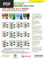 York Road Bin Collection Dates 2025 | PDF