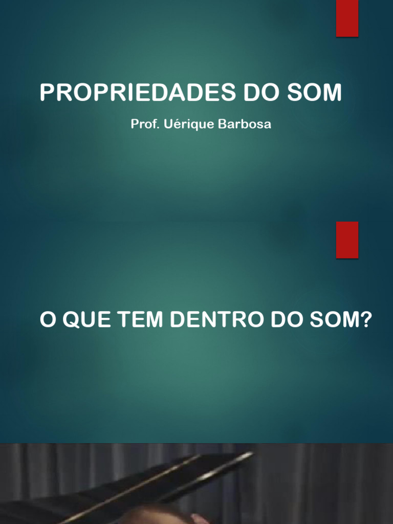 Aula - Parâmetros do Som | PDF | Decibel | Som