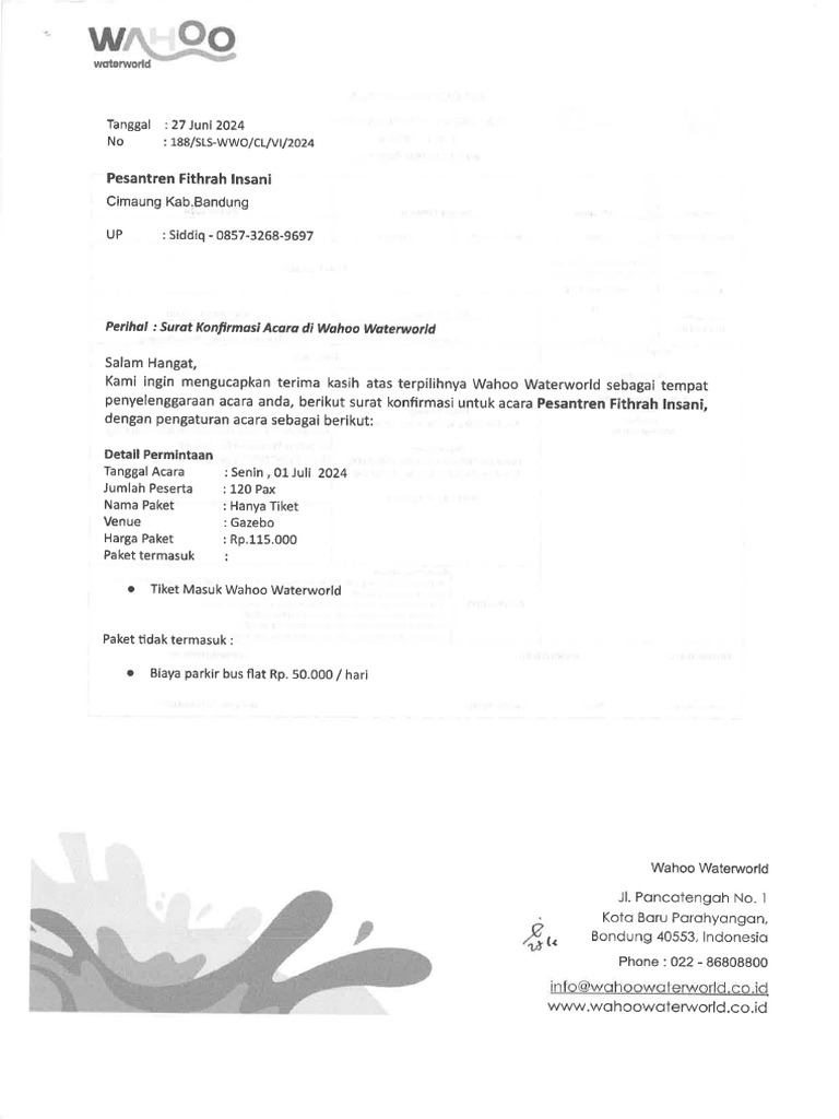 CL Pesantren Fithrah Insani | PDF