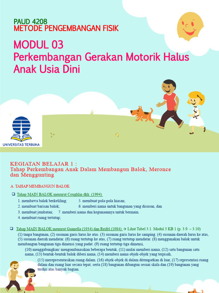 Presentasi Modul 3 PAUD4202 | PDF