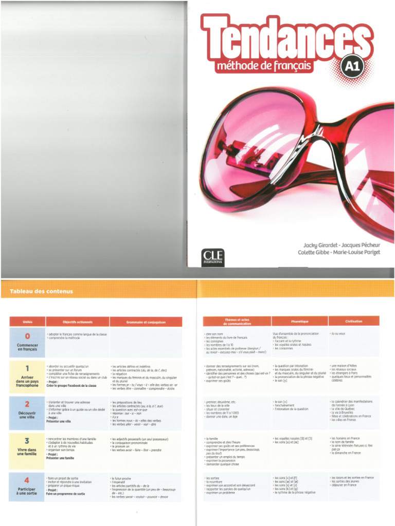 Tendances A1 - Methode de Francais | PDF
