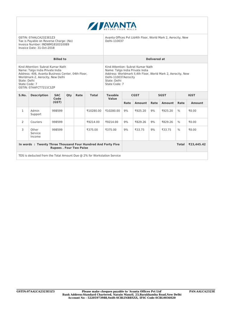 INVOICE 2 | Download Free PDF | Taxes | Government Finances