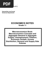 Grade 12 Economics Study Guide | PDF | Government Budget Balance ...