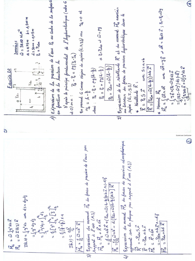 TPE Méca Fluide Groupe 2 | PDF