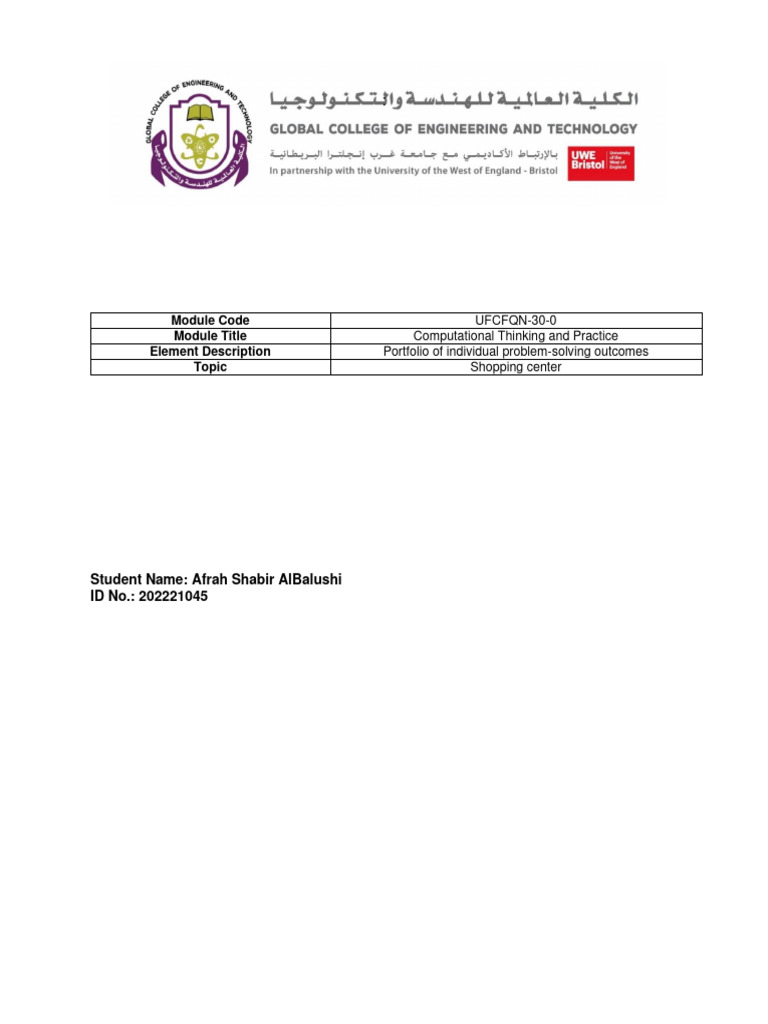 Report (Afrah) | PDF | Retail | Conceptual Model