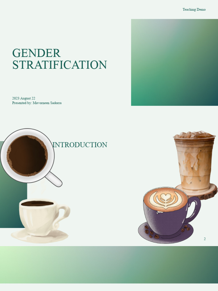 Gender Stratification - 20230822 - 081736 - 0000 | PDF | Gender ...