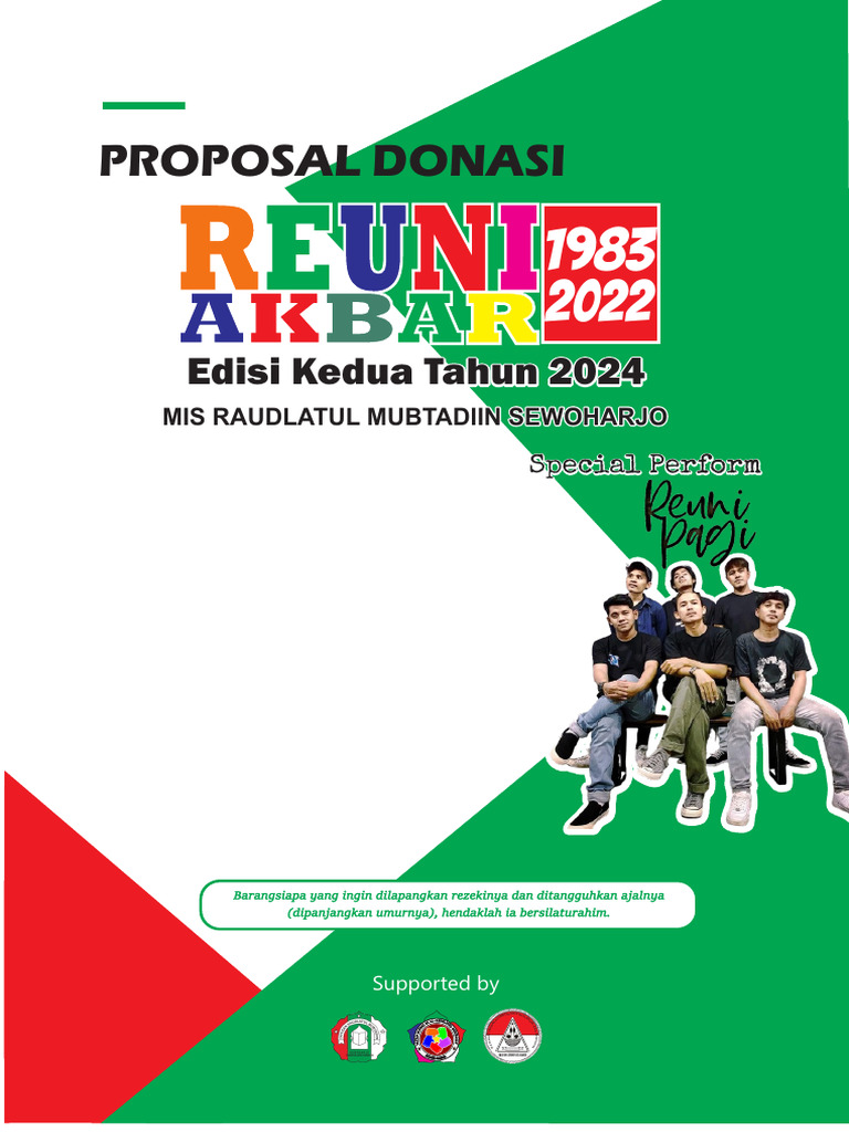 Proposal Donasi Reuni Akbar 2024 | PDF
