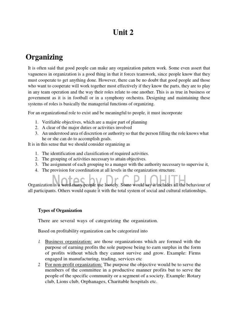 2.1 Organizing | PDF | Organizational Structure | Economies
