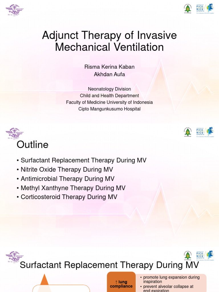 Adjunct Therapy of Invasive Mechanical Ventilation | PDF | Clinical ...