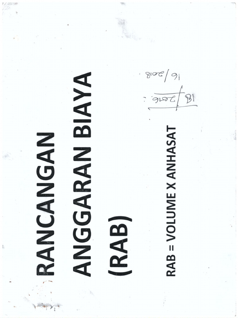 Contoh Rab | PDF
