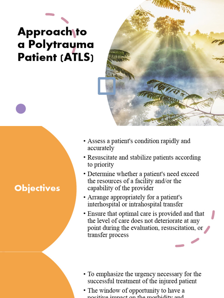 Approach To A Polytrauma Patient | PDF | Major Trauma | Cardiopulmonary ...