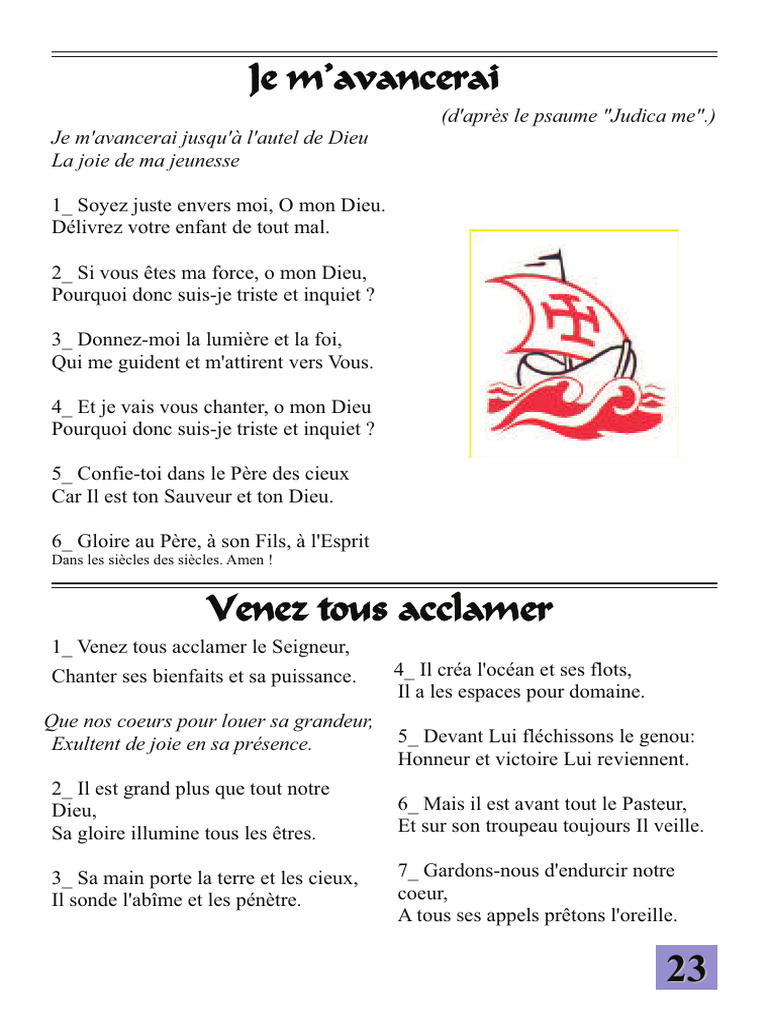 Chants Pour La Messe | PDF