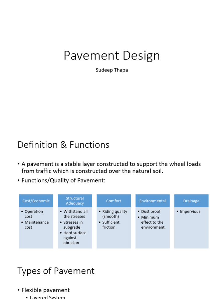 pavement design | Download Free PDF | Road Surface | Strength Of Materials